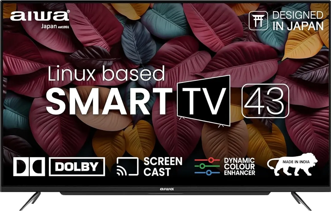 Aiwa AV43FHDX1 43 inch Full HD Smart LED TV Price in India 2025, Full ...