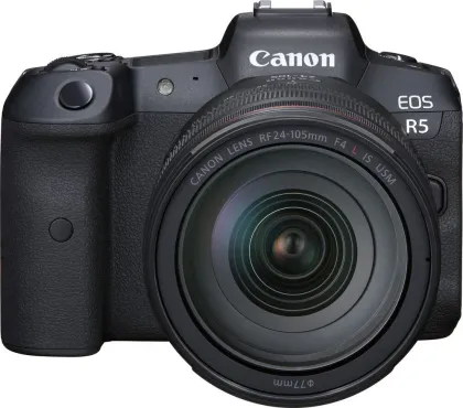 Canon EOS R5 45MP Mirrorless Camera with RF 24-105mm F/4 L IS USM Lens ...