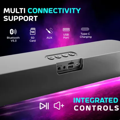 pTron Fusion Beam V2 16W Bluetooth Soundbar - Price in India (May 2026 ...