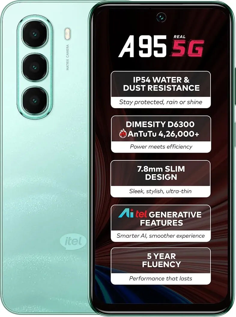 itel A95 5G Price in India 2025, Full Specs & Review | Smartprix