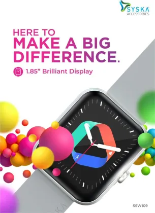 Syska SSW109 Smartwatch Price in India 2025, Full Specs & Review ...
