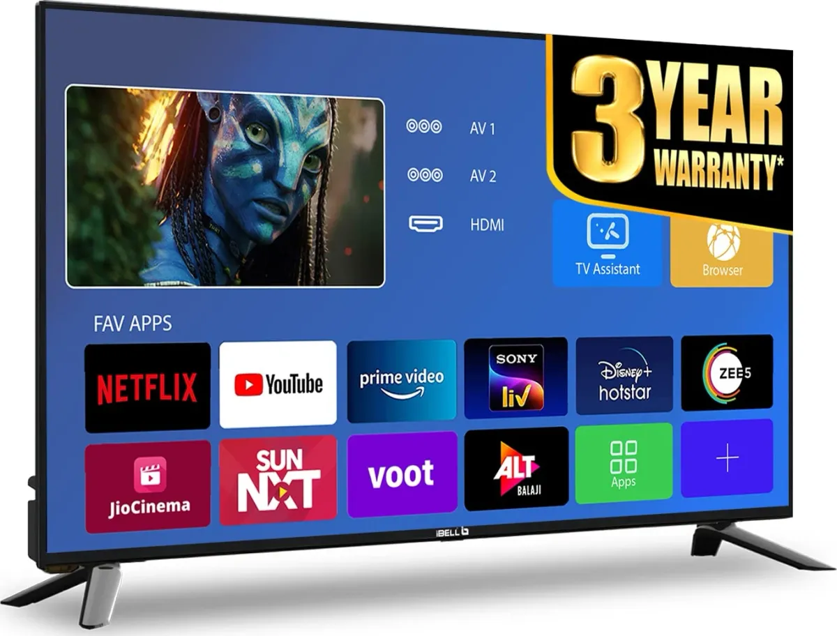 iBELL LES435SE 43 inch Full HD Smart LED TV - Price in India (May 2026 ...