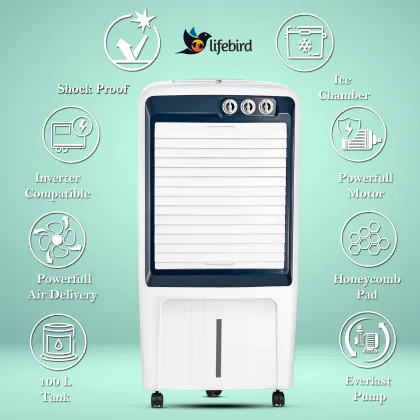 Lifebird Flappy 100 L Desert Air Cooler - Price in India (Apr 2026 ...