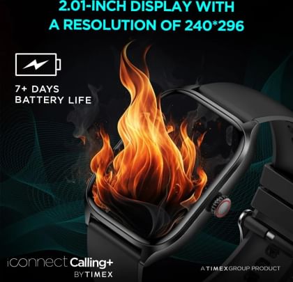 Timex iConnect Calling Plus Smartwatch Price in India 2024, Full Specs & Review | Smartprix