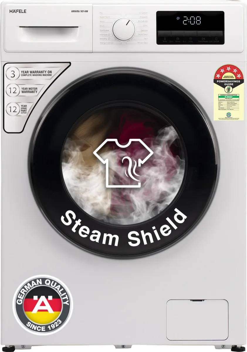 Hafele AMARA 9014W 9 kg Fully Automatic Front Load Washing Machine ...