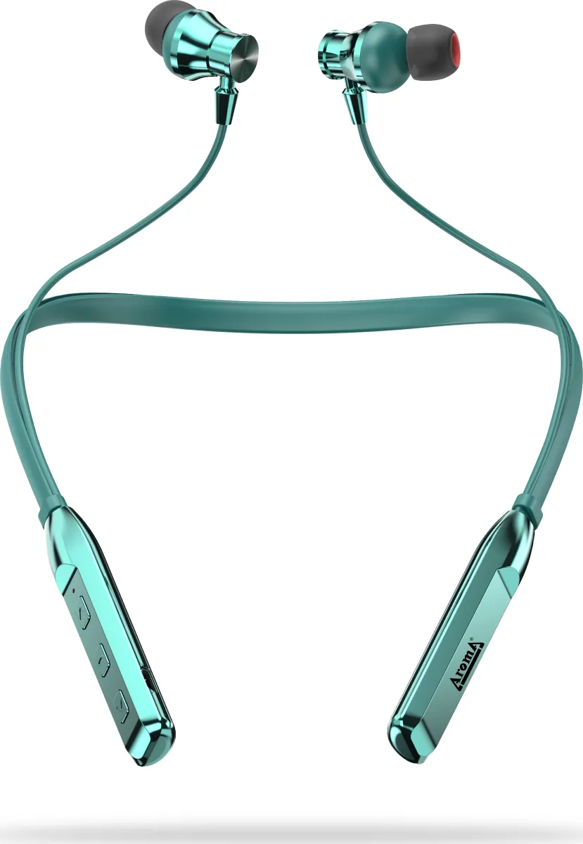 Aroma NB119 Titanium Wireless Neckband - Price in India (May 2026 ...