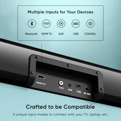 Mivi Fort S120 120W Bluetooth Soundbar Price in India 2025, Full Specs & Review | Smartprix