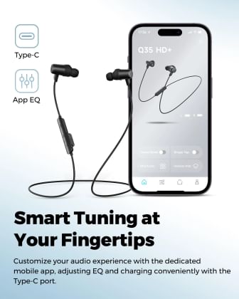 Soundpeats Q35 HD Plus Wireless Earphones Price in India 2025, Full ...