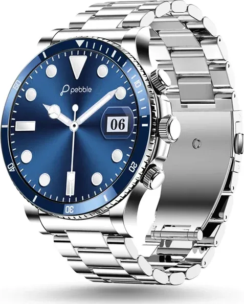 Pebble Chrome Smartwatch - Price in India (May 2026), Specs, Reviews ...