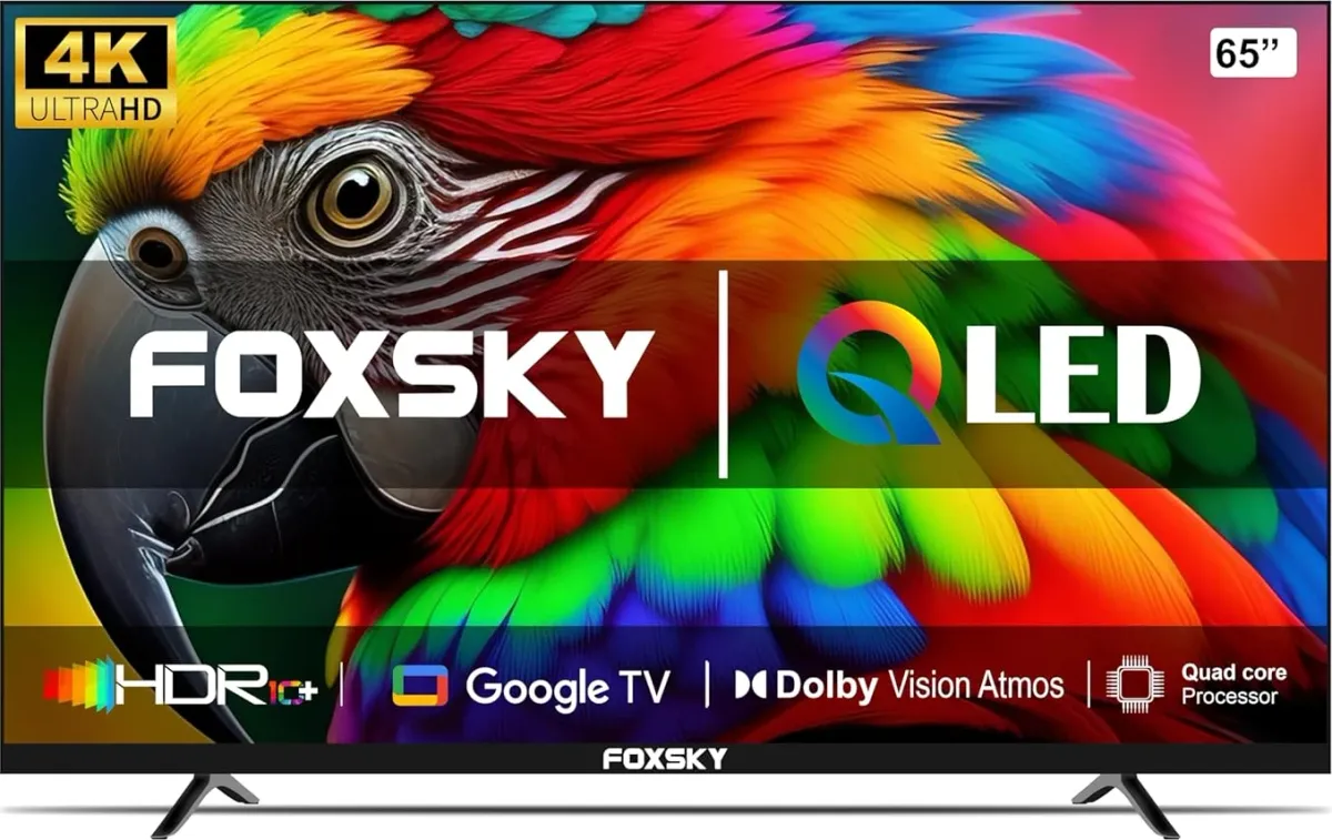 Foxsky FS65GATV 65 inch Ultra HD 4K Smart QLED TV Price in India 2025 ...
