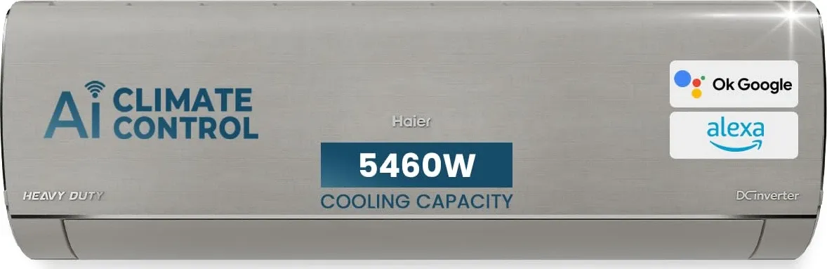 Haier Gravity Series HSU19G-MZAIM5BN-INV 1.6 Ton 5 Star 2025 Inverter ...
