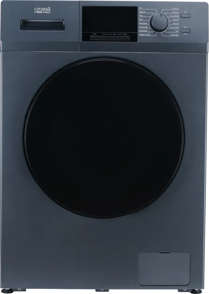 Croma CRLW080FLF316252 8 kg Fully Automatic Front Load Washing Machine ...