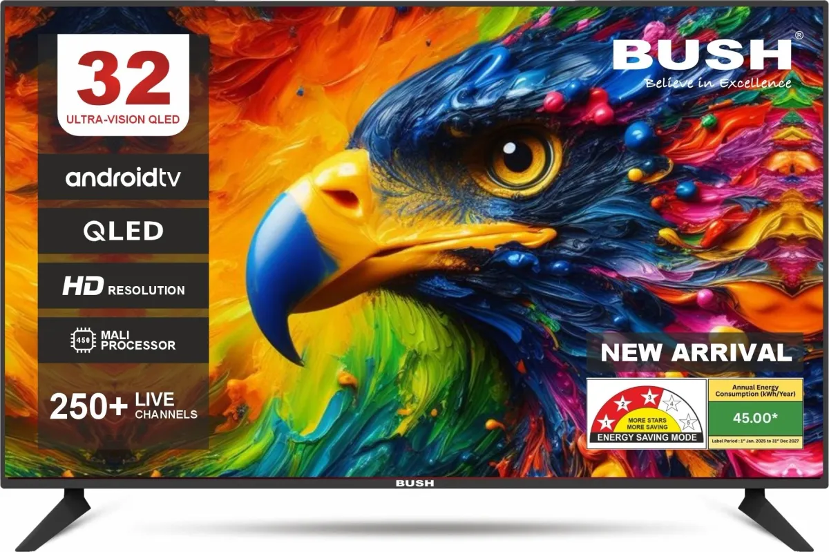 Bush BH32S YPRO/Q 32 inch HD Ready Smart QLED TV - Price in India (Apr ...