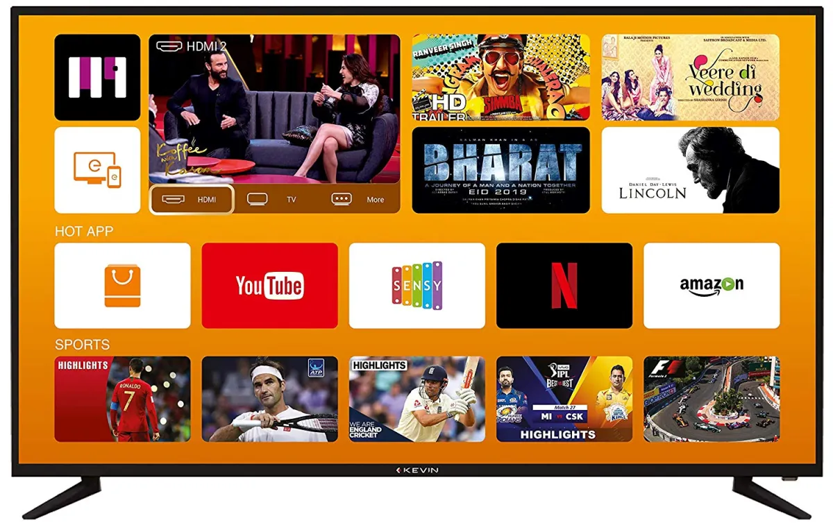 Kevin KN55-Pro 55-inch Ultra HD 4K Smart LED TV Price in India 2025 ...