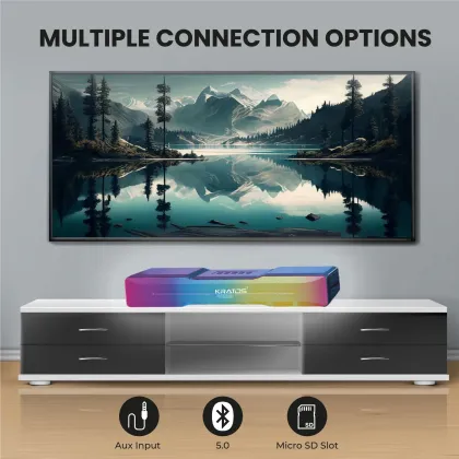 Kratos Rainbow 16W Bluetooth Soundbar - Price in India (Mar 2026 ...