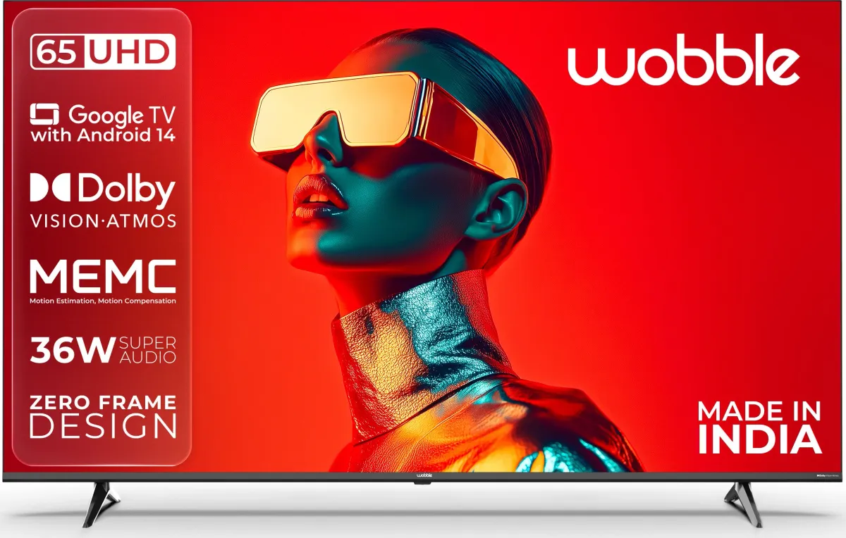 Wobble K Series 65 inch Ultra HD 4K Smart LED TV (WB65UDAGU2875D25 ...