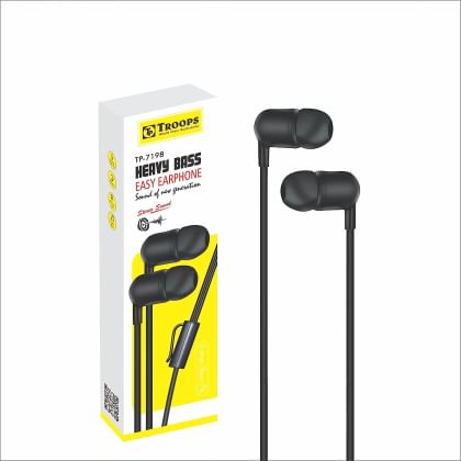 TP TROOPS TP-7198 Wired Earphones Price in India 2024, Full Specs ...