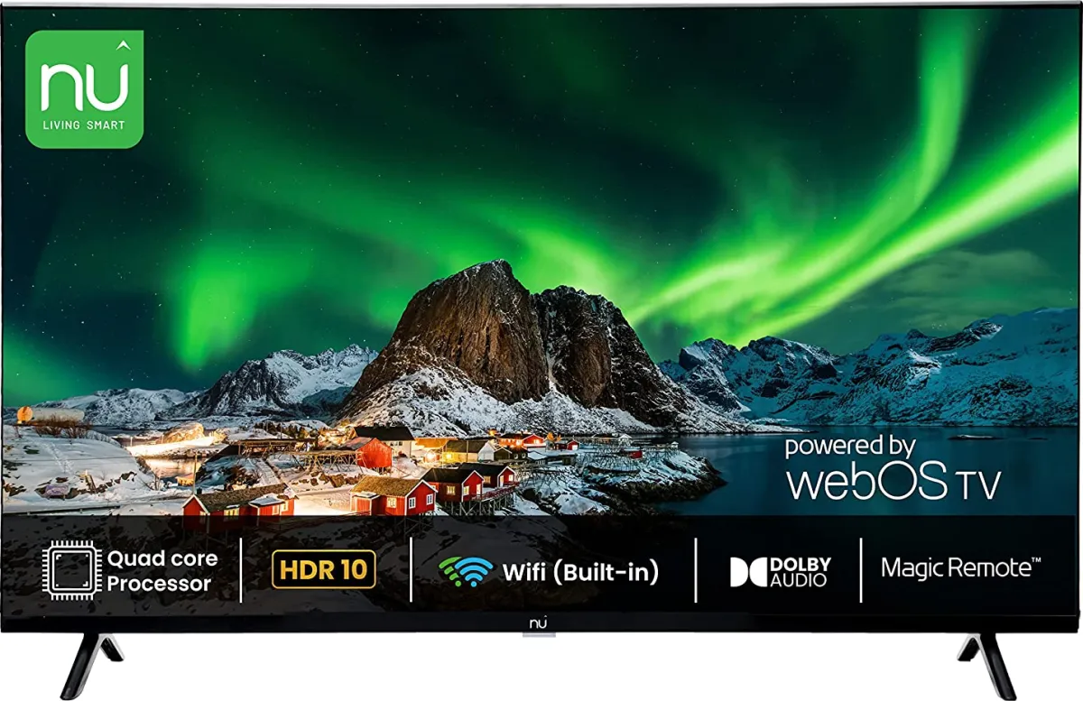 Nu LED43FWA1 43 inch Full HD Smart LED TV - Price in India (May 2026 ...