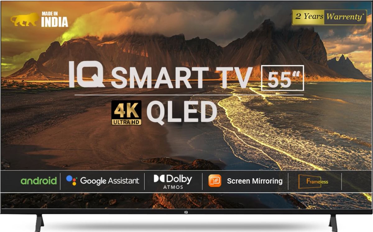 IQ IQFL55ST 55 inch Ultra HD 4K Smart QLED TV Price in India 2024, Full ...