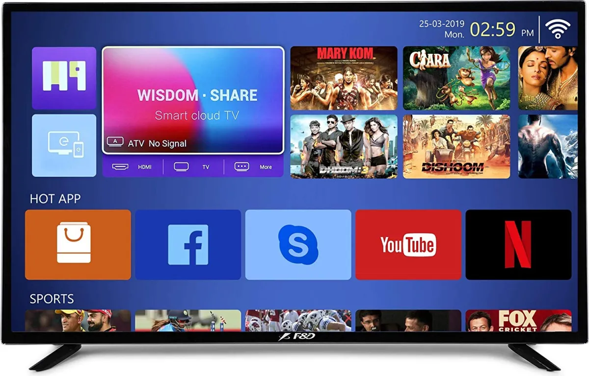 F&D TLT-5004USHG 49-inch Ultra HD 4K Smart LED TV Price in India 2025 ...