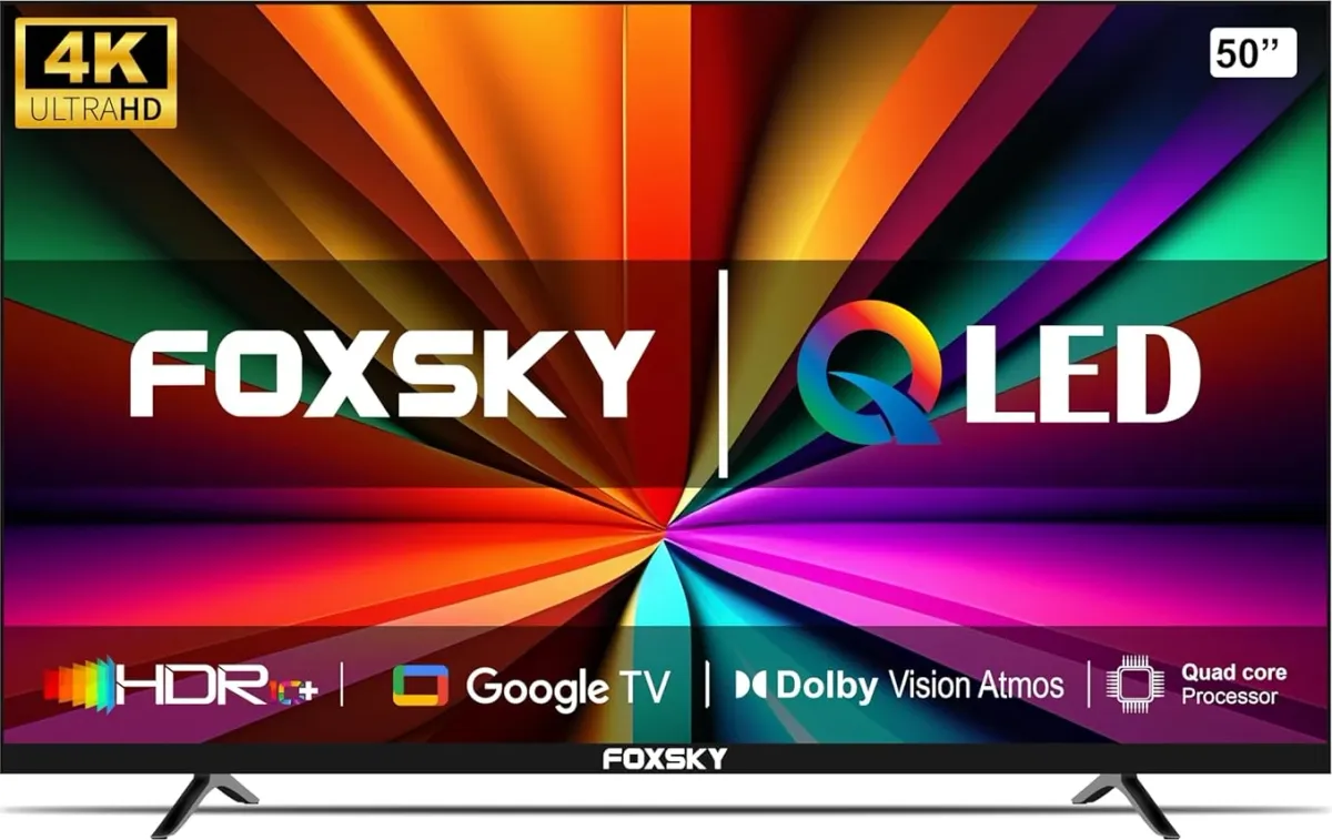 Foxsky FS50GATV 50 inch Ultra HD 4K Smart QLED TV Price in India 2025 ...