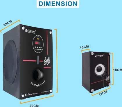 Target 5218 165 W Bluetooth Home Theatre - Price in India (Apr 2026 ...