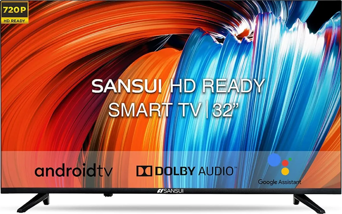 Sansui JSWY32GSHD 32 inch HD Ready Smart LED TV Price in India 2025 ...
