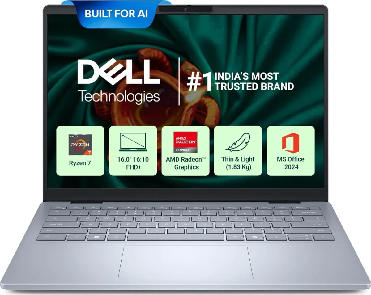 Dell 16 Plus DB16255 Laptop (AMD Ryzen R7 350/ 16GB/ 1TB SSD/Win 11 ...