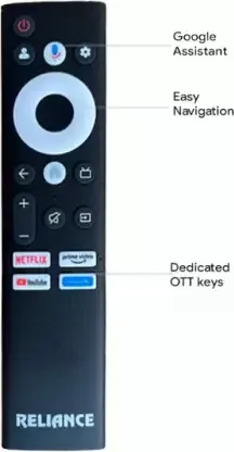 Reliance RGT43GT2487UHD 43 inch Ultra HD 4K smart QLED TV Price in ...