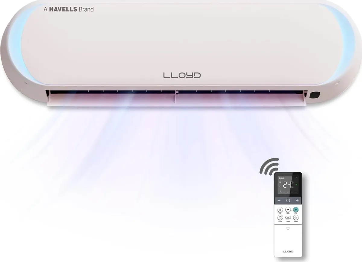 Lloyd Stellar Art GLS18V5FBGST 1.5 Ton 5 Star 2025 Inverter Split AC ...