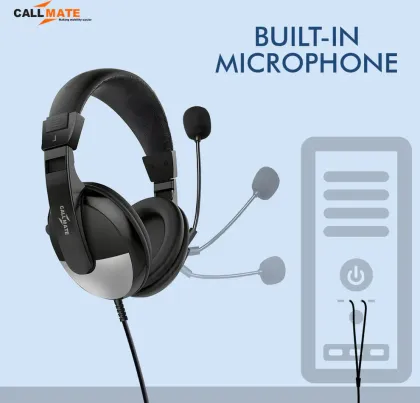Callmate Pro 75 Wired Headphones Price in India 2025, Full Specs & Review | Smartprix