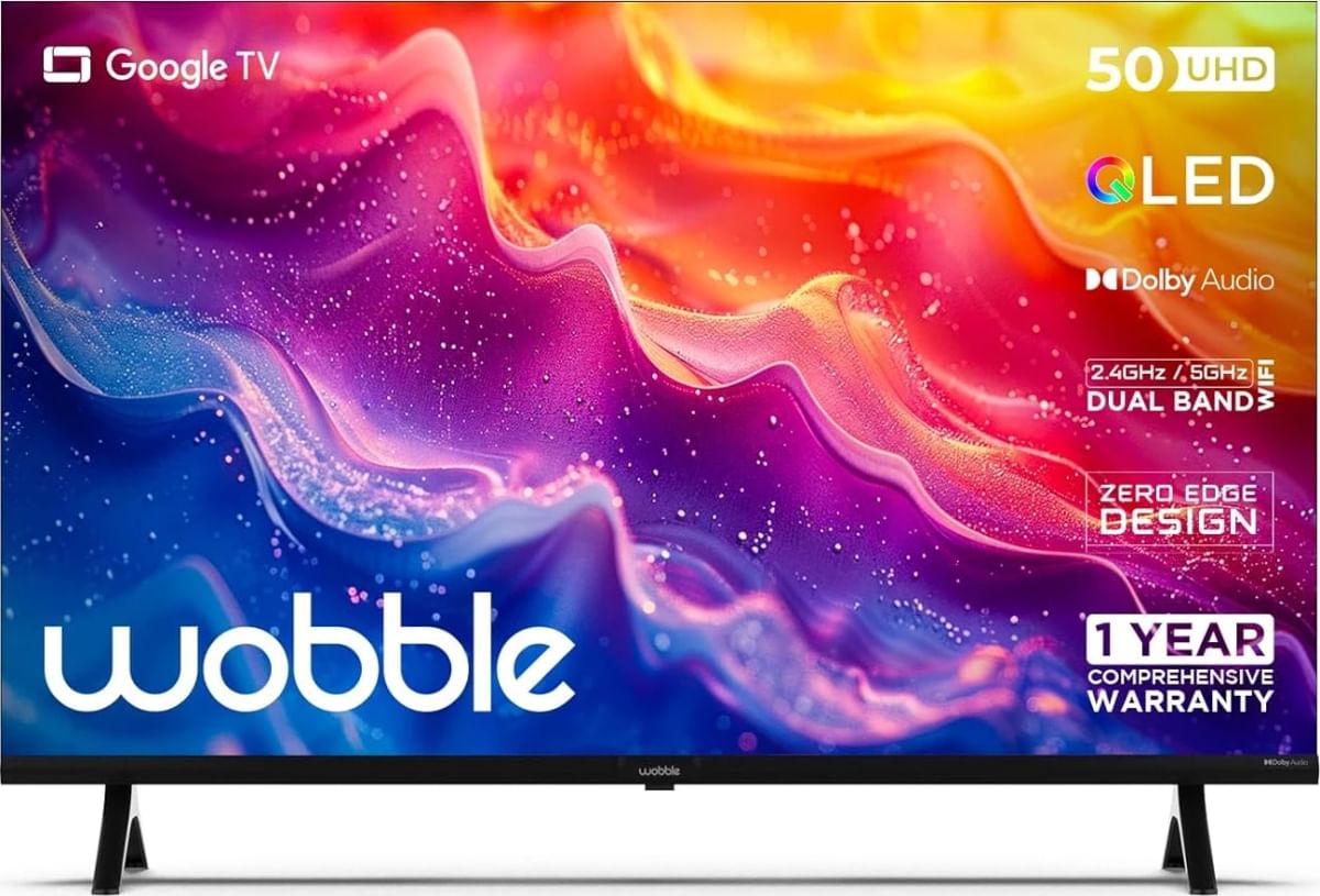 Wobble QD Series 50 inch Ultra HD 4K Smart QLED TV (WB50GTAW9602QD ...