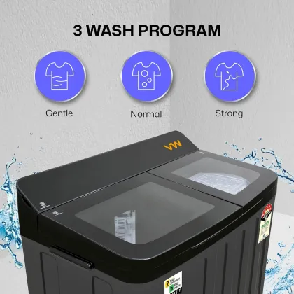 VW Storm Wash 8.5 kg Semi Automatic Washing Machine Price in India 2025 ...