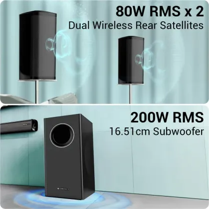 Zebronics Juke Bar 9451 600W Bluetooth Soundbar Price in India 2026 ...