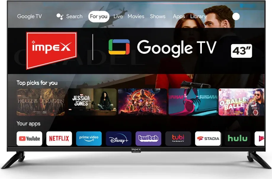 Impex evoQ 43S3RLC2 43 inch Full HD Smart LED TV Price in India 2025 ...