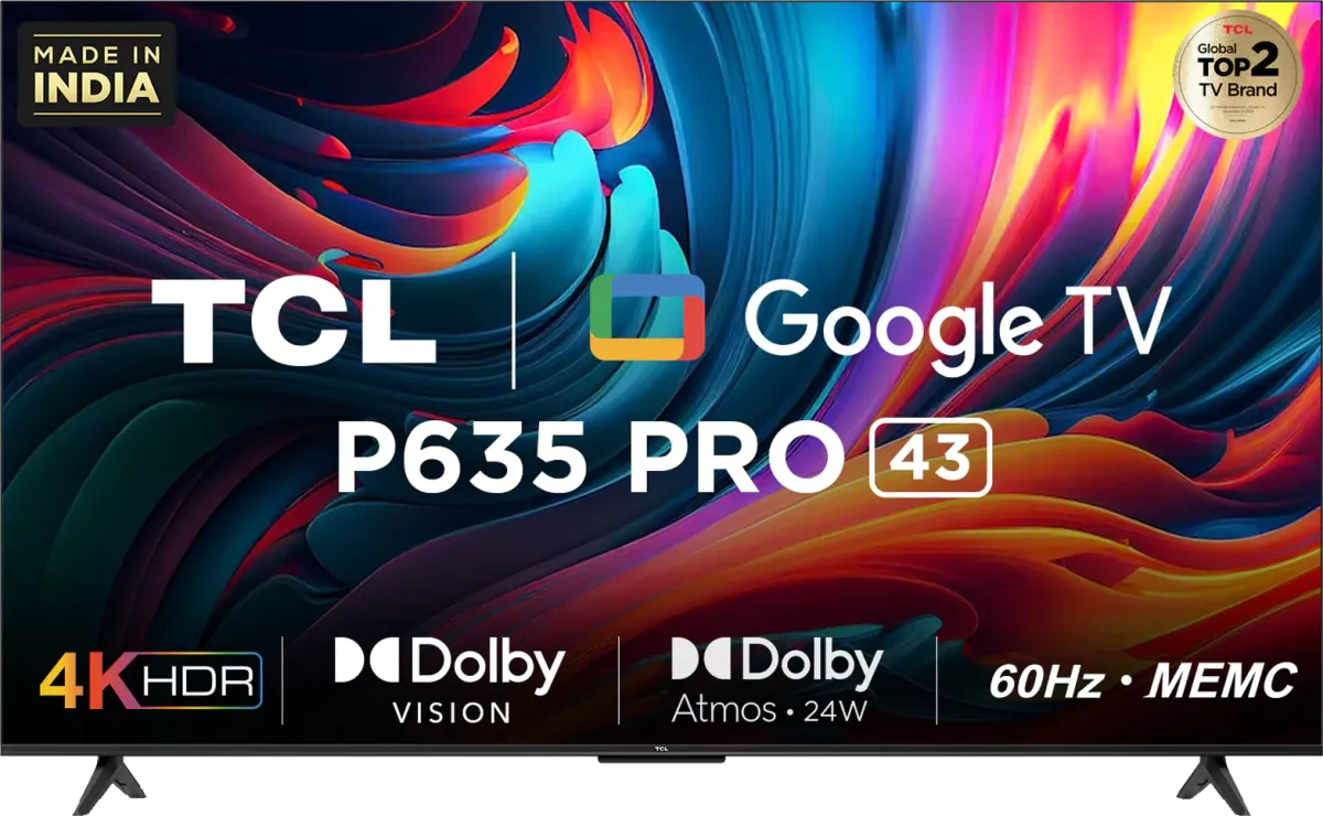 TCL P635 Pro 43 inch Ultra HD 4K Smart LED TV (43P635Pro) Price in ...