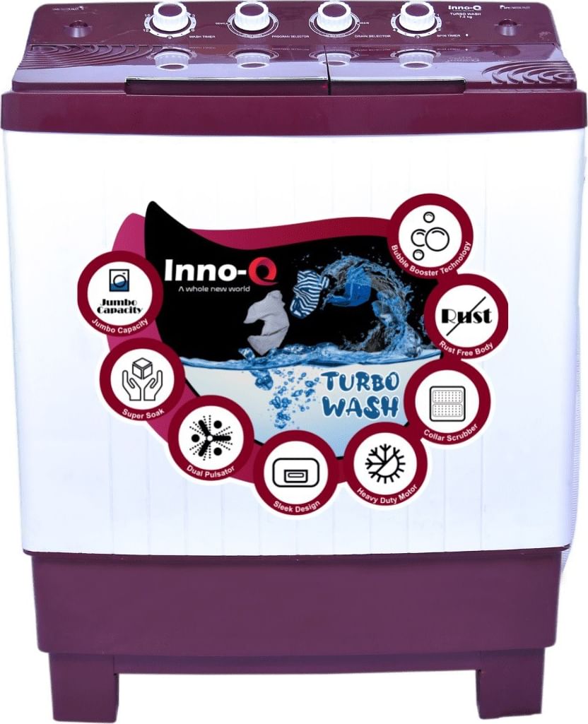 Inno-Q IQ-72SAOPTB 7.2 kg Semi Automatic Washing Machine Price in India ...