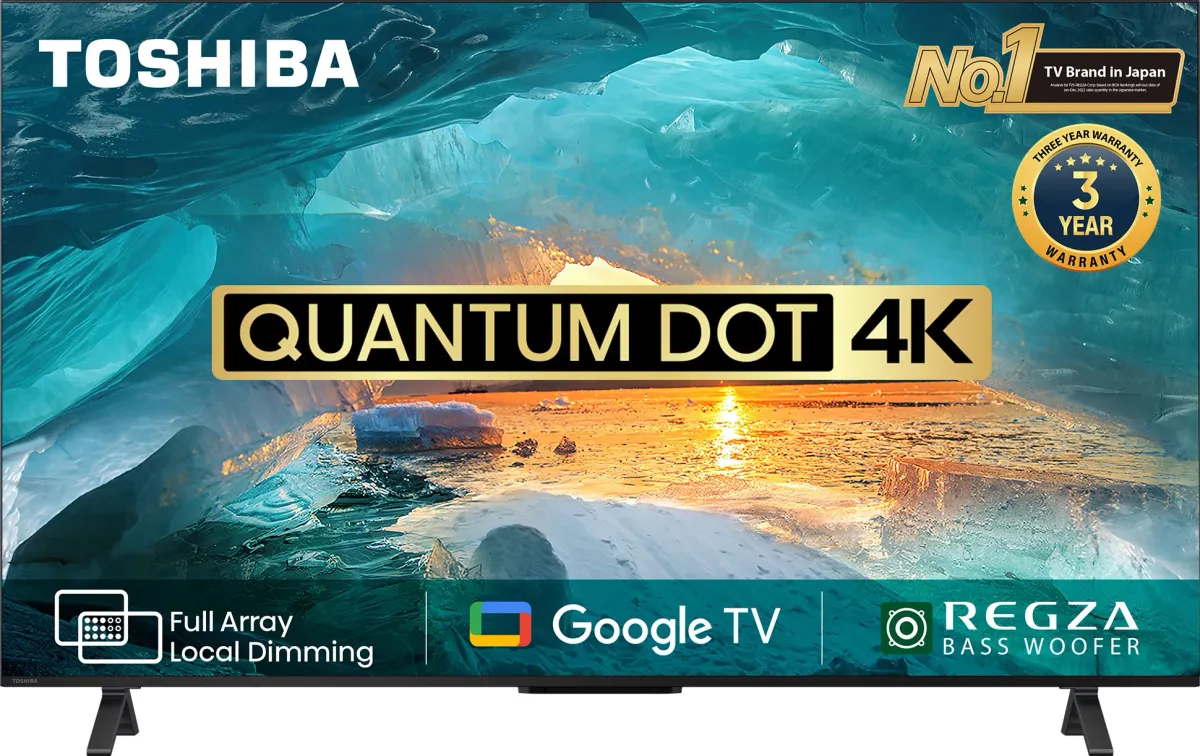 Toshiba M550MP 55 inch Ultra HD 4K Smart QLED TV (55M550MP) Price in India 2025, Full Specs ...