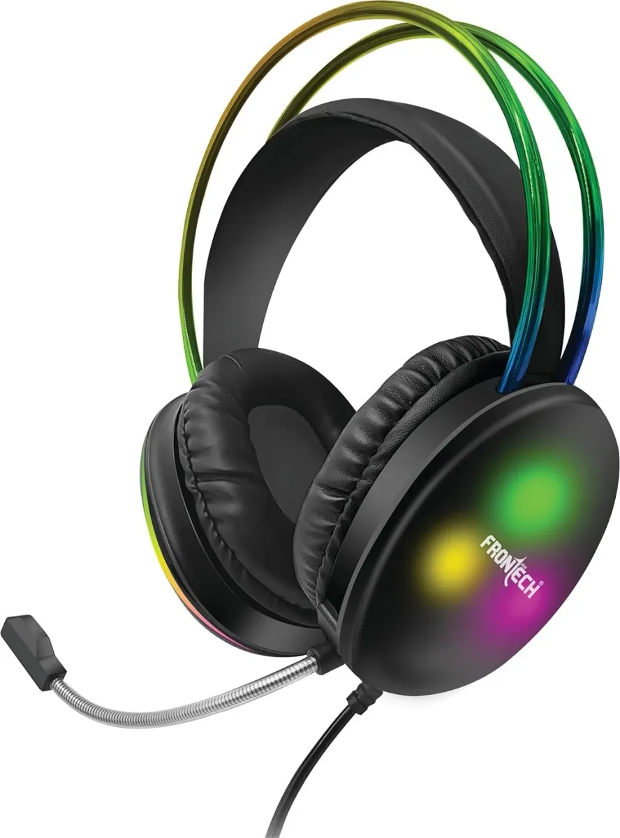 FRONTECH HF-0015 Wired Gaming Headphones - Price in India (Mar 2026 ...