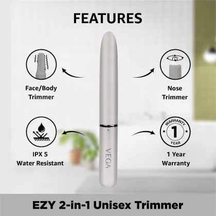 Vega Ezy 2-in-1 Unisex VHBT-02 Trimmer Price in India 2025, Full Specs & Review | Smartprix