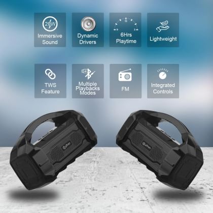 pTron Fusion Go Pro 20W Bluetooth Speaker Price in India 2024, Full ...