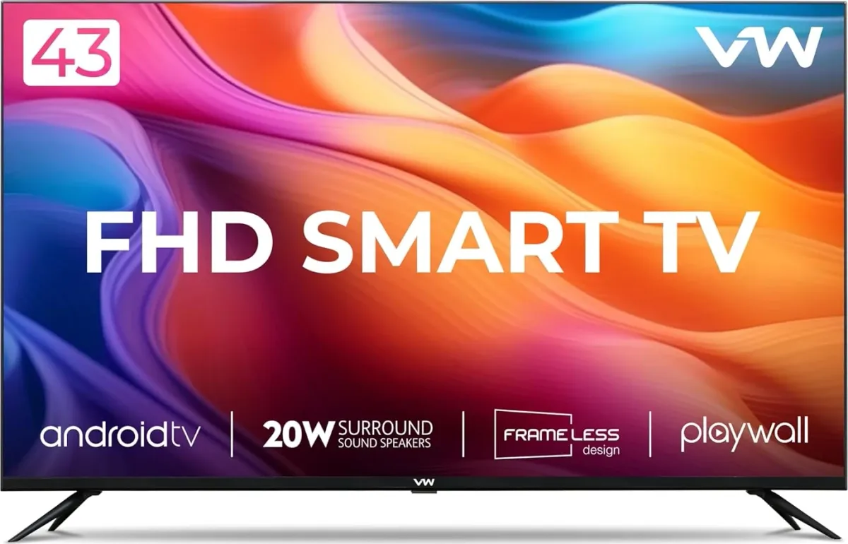 VW VW43F2 43 inch Full HD Smart LED TV Price in India 2025, Full Specs ...
