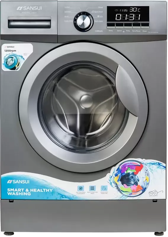 Sansui JSX90FFL-2022C 9 Kg Fully Automatic Front Load Washing Machine ...