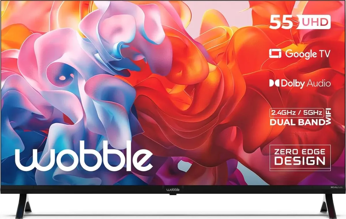 Wobble UD Series 55 inch Ultra HD 4K Smart LED TV (WB55GTAW9602UDFL ...