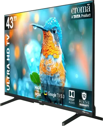 Croma CREL043UGL024651 43 inch Ultra HD 4K Smart LED TV Price in India ...