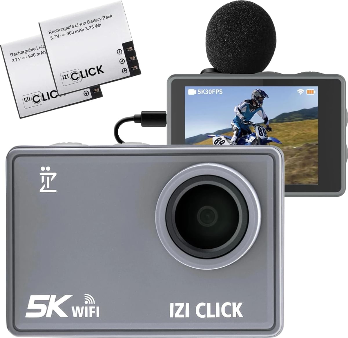 IZI Click Plus 50MP Sports and Action Camera Price in India 2025, Full ...