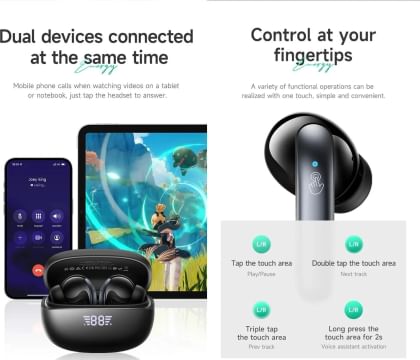 Hoco EQ5 True Wireless Earbuds Price in India 2025, Full Specs & Review ...