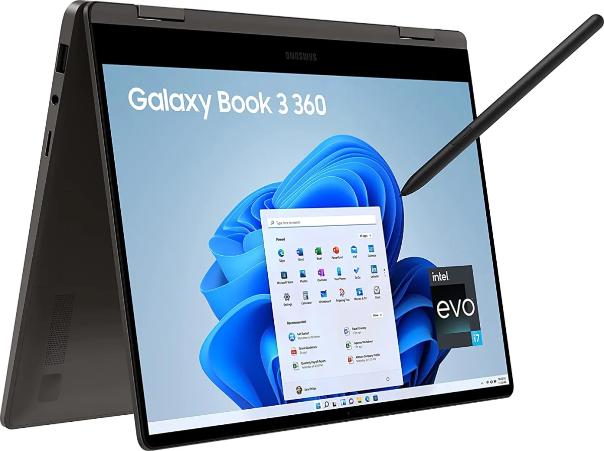 Samsung Galaxy Book 3 360 13 NP730QFG-KA2IN Laptop (13th Gen Core i5 ...