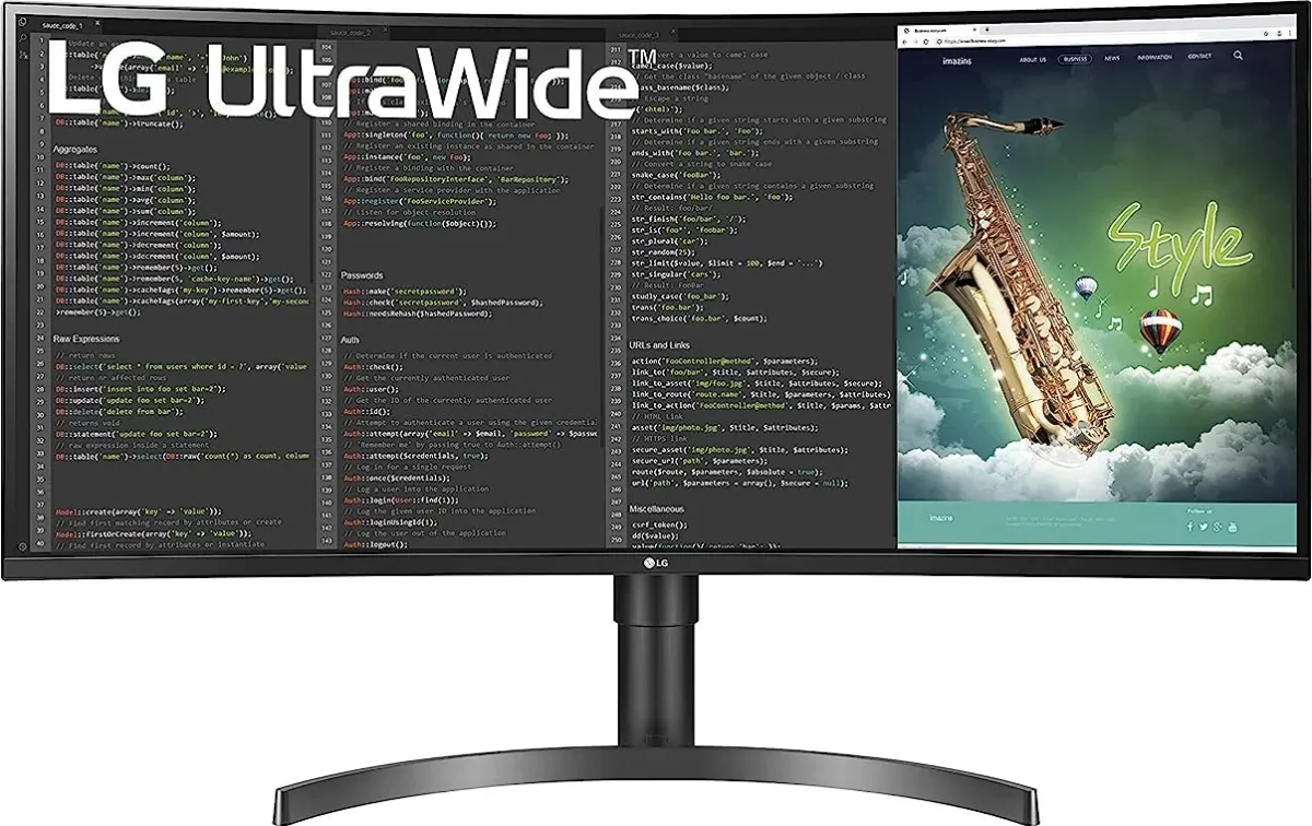 LG UltraWide 35WN75CN 35 inch Quad HD Curved Monitor - Price in India ...