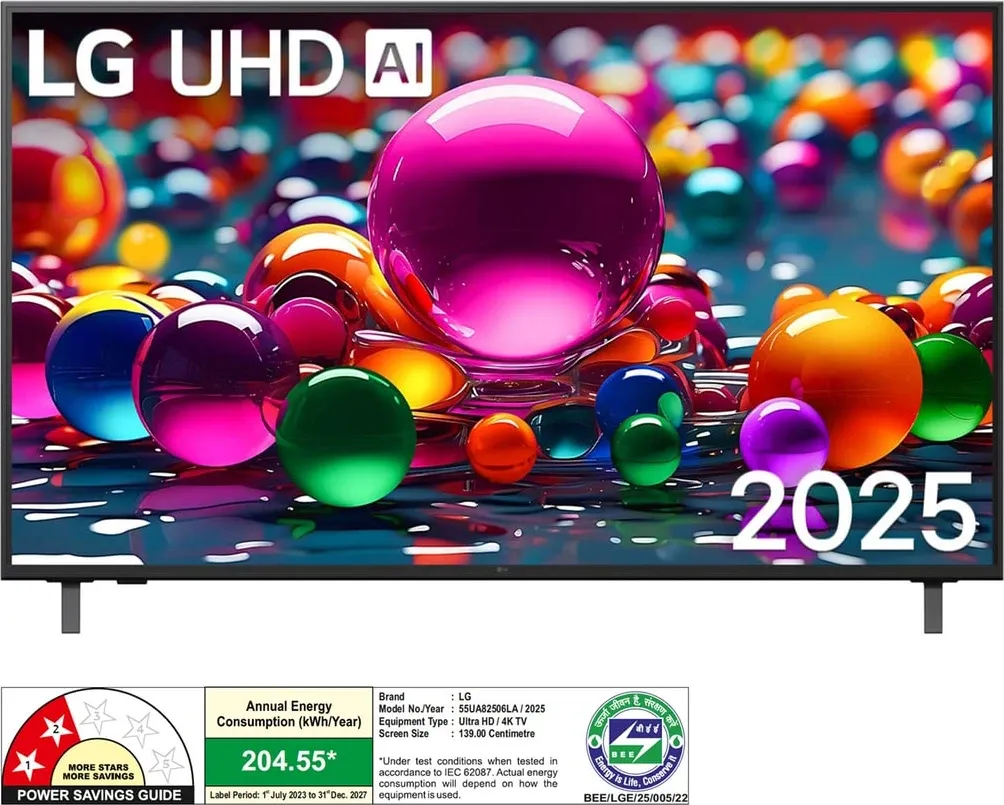 LG AI TV UA8250 55 inch Ultra HD 4K Smart LED TV (55UA82506LA) - Price ...